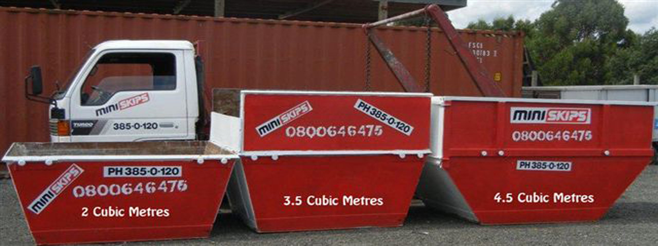 Mini skips, Rubbish removal, Skip hire, Wellington